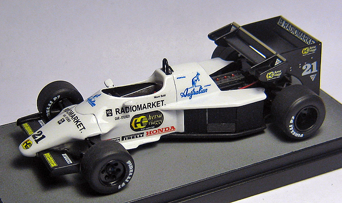 1/43 1984 Spirit Hart / Mauro Baldi model San Marino